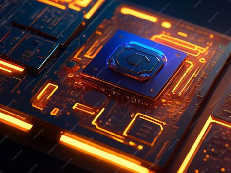 Premium Ai Image Electronic Cicuit Board Technology Background