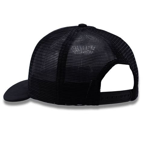 Boné Fé Aba Curva Trucker Preto