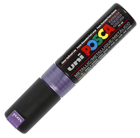 Uni Posca 8 0 სახატავი მარკერი მეტალიკი იისფერი Veli Store