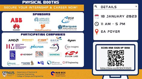 Ece Internship And Career Fair 2023 Nus Centre For Future Ready Graduates