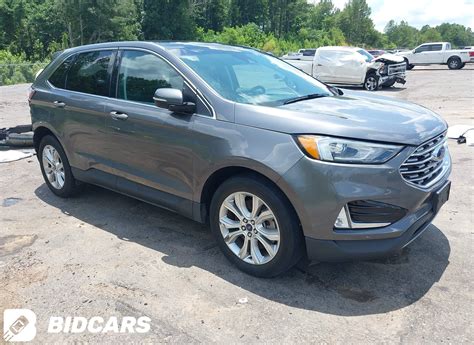 2021 Ford Edge Titanium 2fmpk4k91mba27011 Bidcars