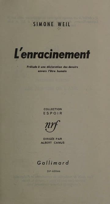Lenracinement Simone Weil Free Download Borrow And Streaming