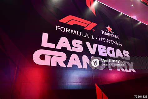 Signage For The Las Vegas Grand Prix Pictured At Las Vegas Strip