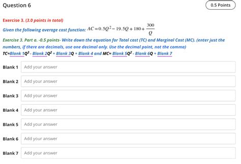 solved question 6 0 5 points exercise 3 3 0 points in