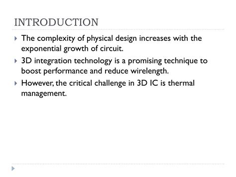 Ppt Thermal Driven 3d Floorplanning Using Localized Tsv Placement Powerpoint Presentation Id