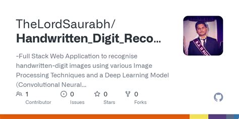 GitHub TheLordSaurabh Handwritten Digit Recognition Full Stack Web Application To Recognise