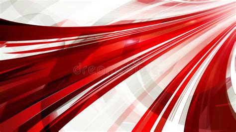 Abstract Red And White Dynamic Waves Background Stock Image Image Of Background Graphic