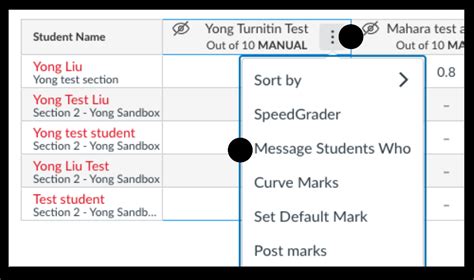 Sending A Message To Students Based On Assignment Submissionmarking