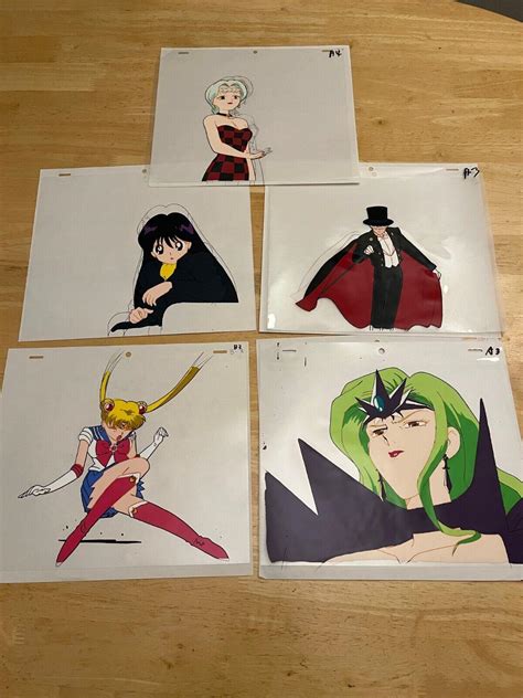Original Sailor Moon Animation Cels 5 Count 4540688100