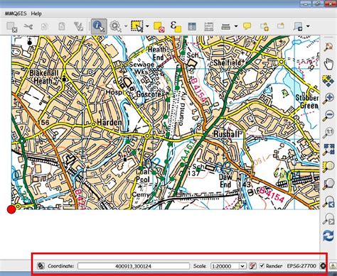 feature request 9530 show coordinated as grid codes qgis