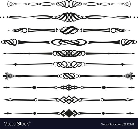 Separator Royalty Free Vector Image Vectorstock