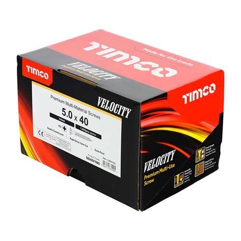 Timco Velocity Woodscrews Industry Packs Superior Products Uk