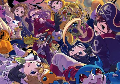 Archnemon Armadimon Captainhookmon Hawkmon Hida Iori Ichijouji Ken Inoue Miyako Monzaemon