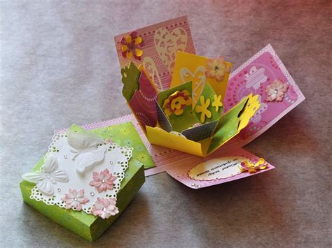 Exploding Box Paper Crafts Crafts Gift Wrapping