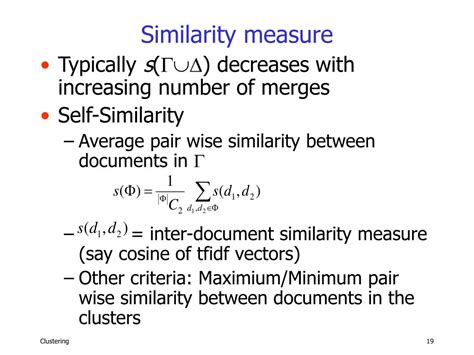 Ppt Similarity And Clustering Powerpoint Presentation Free Download Id1272888