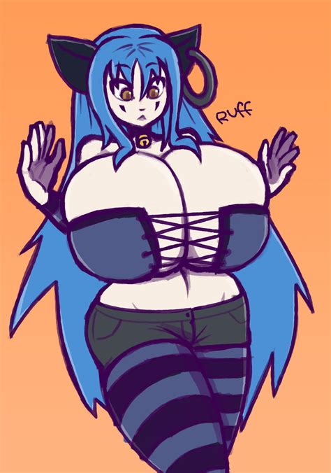 Rule 34 1girls Cleavage Female Only Large Breasts Original Character