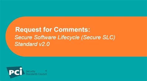 Request For Comments Secure Software Lifecycle Secure SLC Standard V2 0