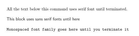 Latex Font Size