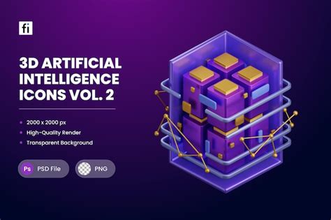 Premium Psd 3d Illustration Artificial Intelligence Convolutional Neural Network