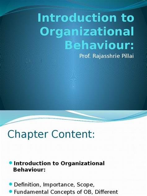 Ob | PDF | Organizational Behavior | Employment
