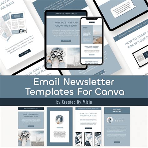 Email Newsletter Templates Canva Masterbundles
