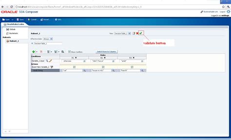 Learning SOA Validate A Dictionary In Business Rules