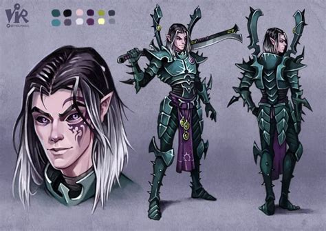 Drukhari Character Sheet Vir Landil In 2024 Warhammer Eldar Dark