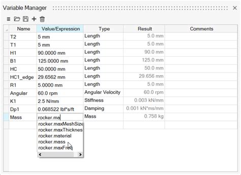 Create Variables From Python Properties