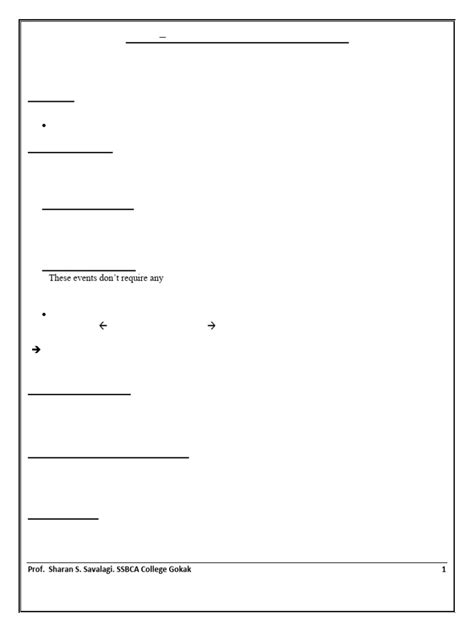 Java Unit 3 Event Handling And Gui Programming Notes Pdf Class
