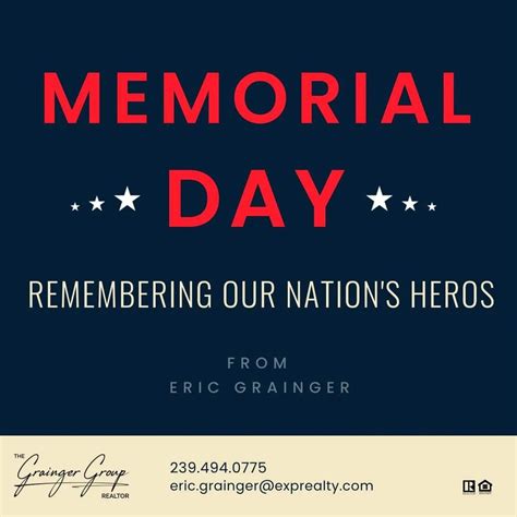 Eric Grainger P A Realtor Serving The Naples To Fort Myers Fl Areas On Linkedin Memorialday