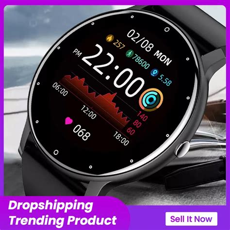 2022 새로운 스마트 워치 남자 여자 스포츠 피트니스 Smartwatch 수면 심박수 모니터 방수 시계 안드로이드 Aliexpress