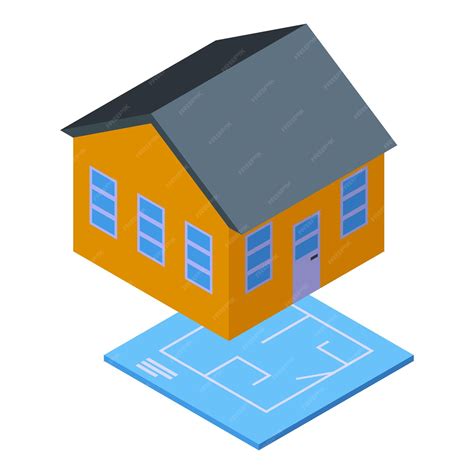 Premium Vector House Plan Code Icon Isometric Vector Work System Data