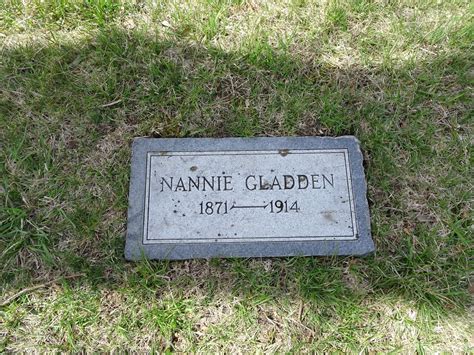 Nannie Elizabeth Jamison Gladden 1871 1914 Find A Grave Memorial