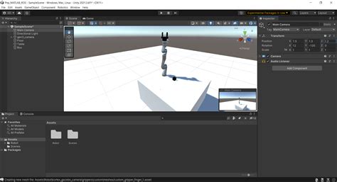 pick and place workflow in unity 3d using ros matlab and simulink