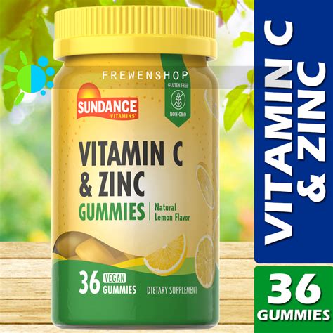 Vitamin C And Zinc 36 Vegan Gummies Ascorbic Acid And Sodium Ascorbate
