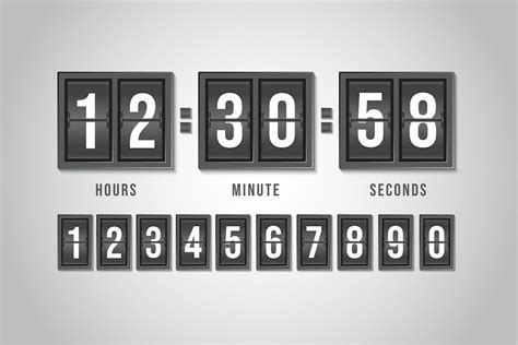 Premium Vector Countdown Timer Vector Illustration