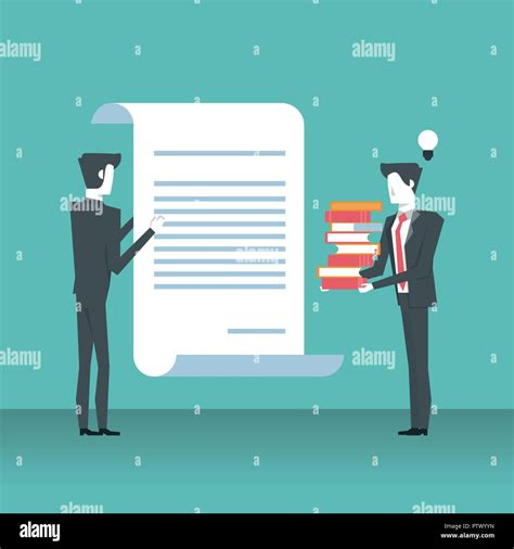 Business Partners Problem Solving And Reaching For Success Vector Illustration Graphic Design