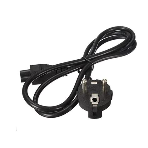 Мережевий кабель для живлення Cee 7 7 C5 1 2м 2 5А 250v 3x0 75мм кабель трьох контактний для