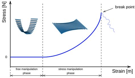 Typical Stress Curve For Manipulation Of Elastic Textiles Categorised Download Scientific