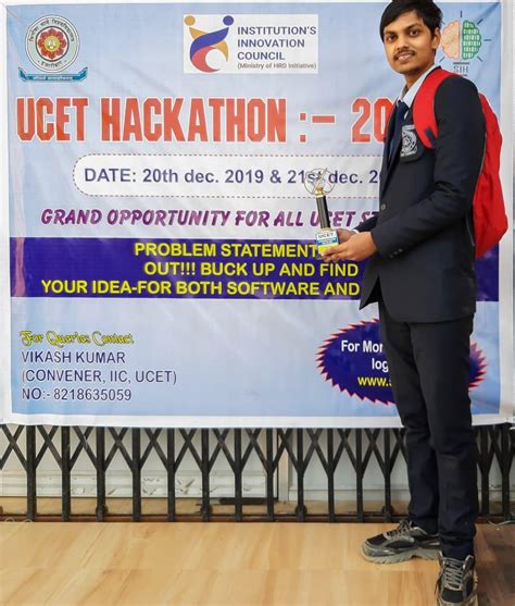 Abhinav Kumar On Linkedin Hackathon 2nd Prize Winner 😀