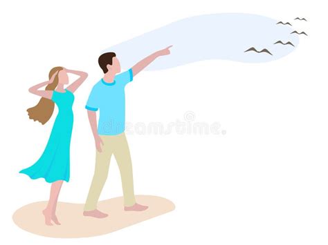 Boy Pointing Sky Stock Illustrations 186 Boy Pointing Sky Stock