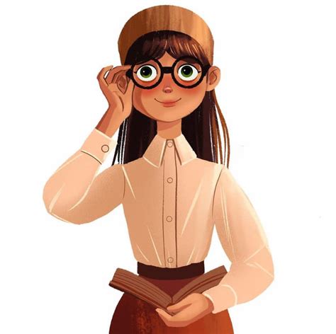 портрет персонажа Behance