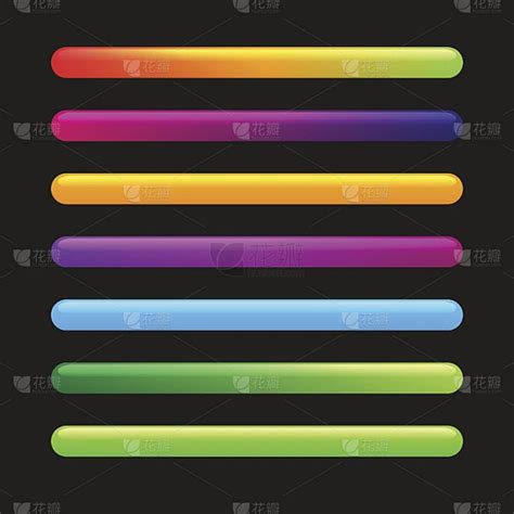 游戏进度条设置。素材 花瓣网