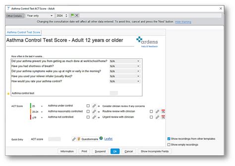 Using Ardens Scored Assessment Templates Ardens Systmone