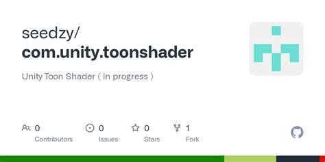 github seedzy com unity toonshader unity toon shader in progress