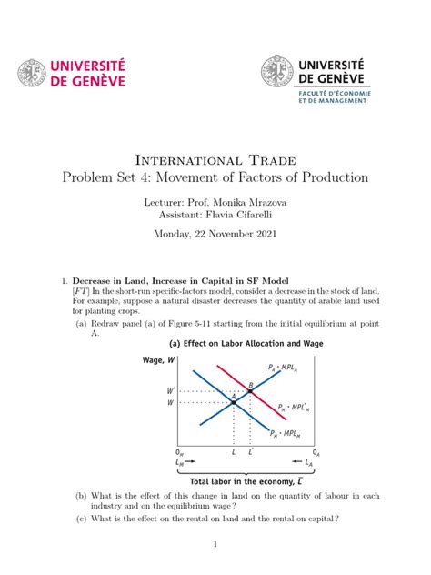 Problem Set 4 2021 Pdf Labour Economics Economic Equilibrium