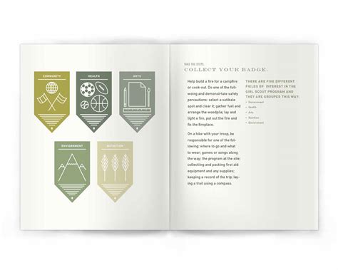Girl Scout Handbook On Behance