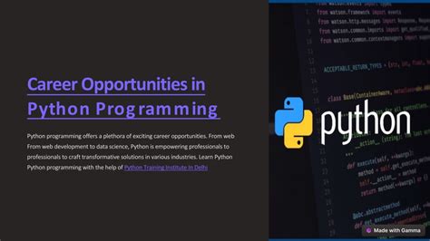 Ppt Python Programming Opportunities Powerpoint Presentation Free Download Id 12527272