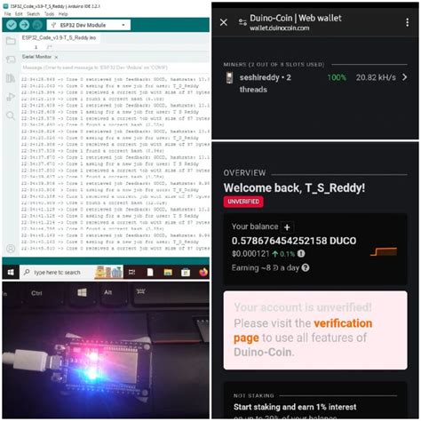 Seshi Reddy On Linkedin Cryptocurrency Cryptomining Esp32 Duinocoin