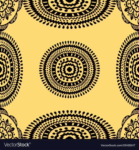 Retro Patterned Wallpaper Royalty Free Vector Image